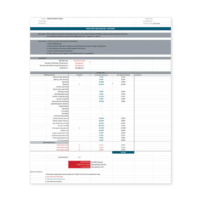 Tool: Hot Water Demand Calculator | Nyle Water Heating Systems
